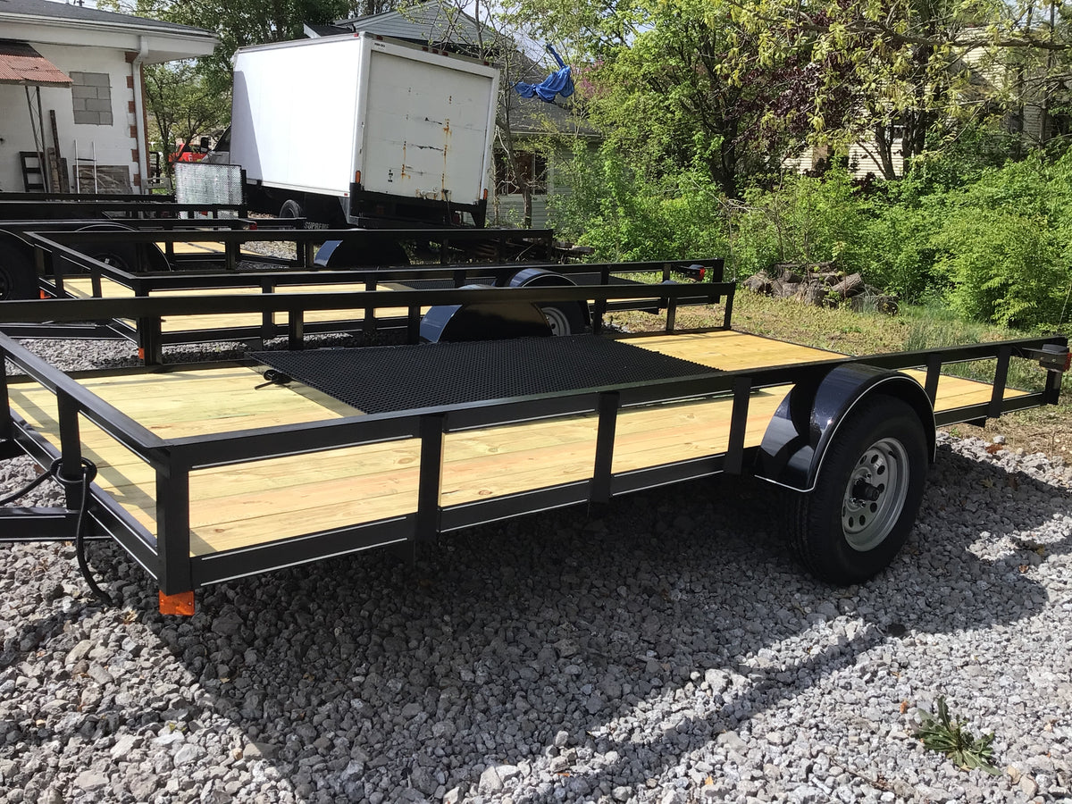 14’ single axle utility – Farmersville Auto Sales & Trailers
